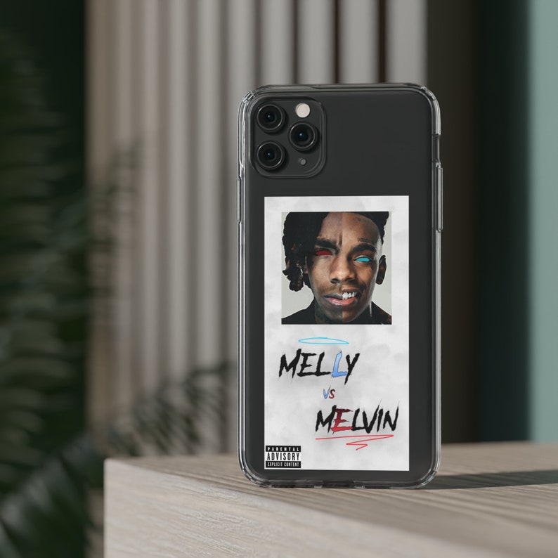 YNW Melly Album Cover Homemade Design Clear Flexible Case iPhone Case ...