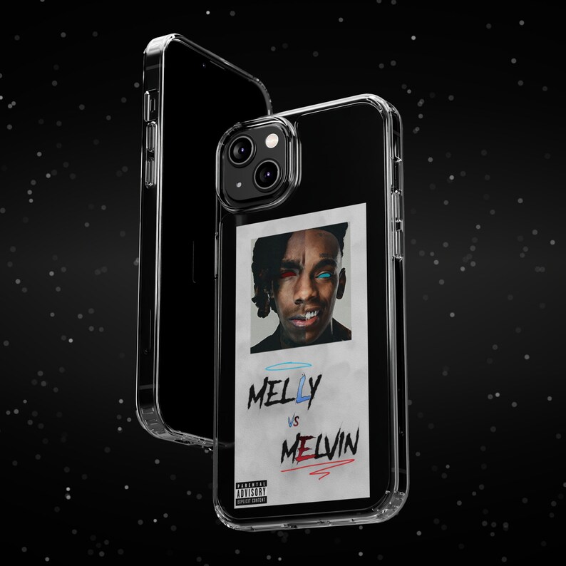 YNW Melly Album Cover Homemade Design Clear Flexible Case iPhone Case ...
