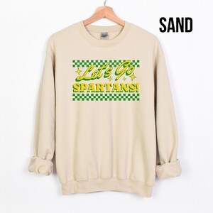 School Spirit Sweatshirt With Retro Vibe, Customized With Mascot and ...