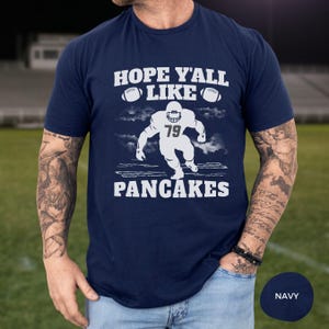 Customizable Football Lineman T-shirt With Player Name and Number on ...