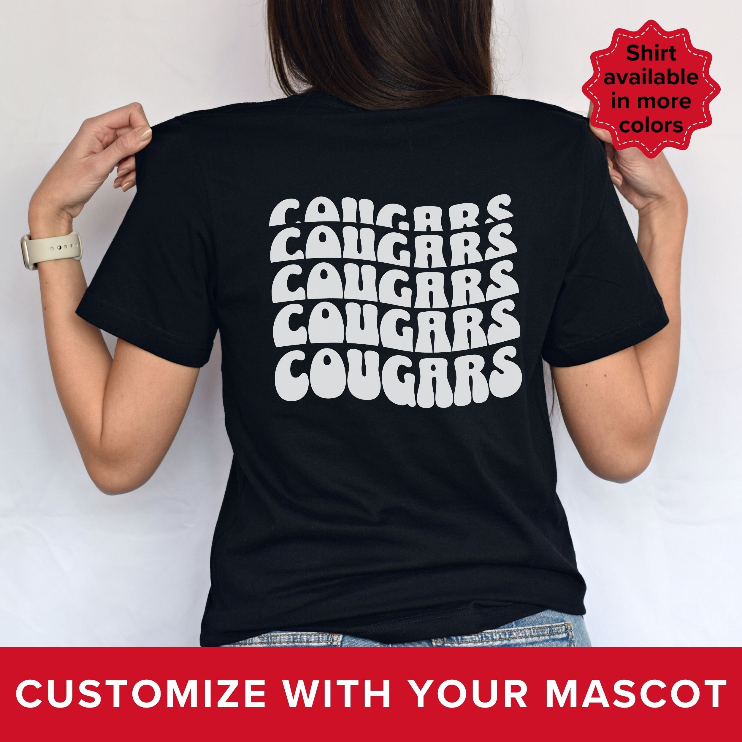 School Spirit Shirt, Custom Mascot T-shirt, Sports Team Spirit Wear ...
