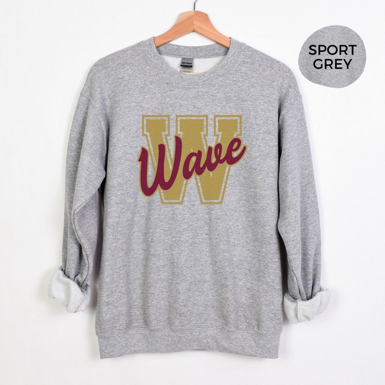 School Spirit Wear Shirt, Custom Sports Team Sweatshirt, Personalized ...