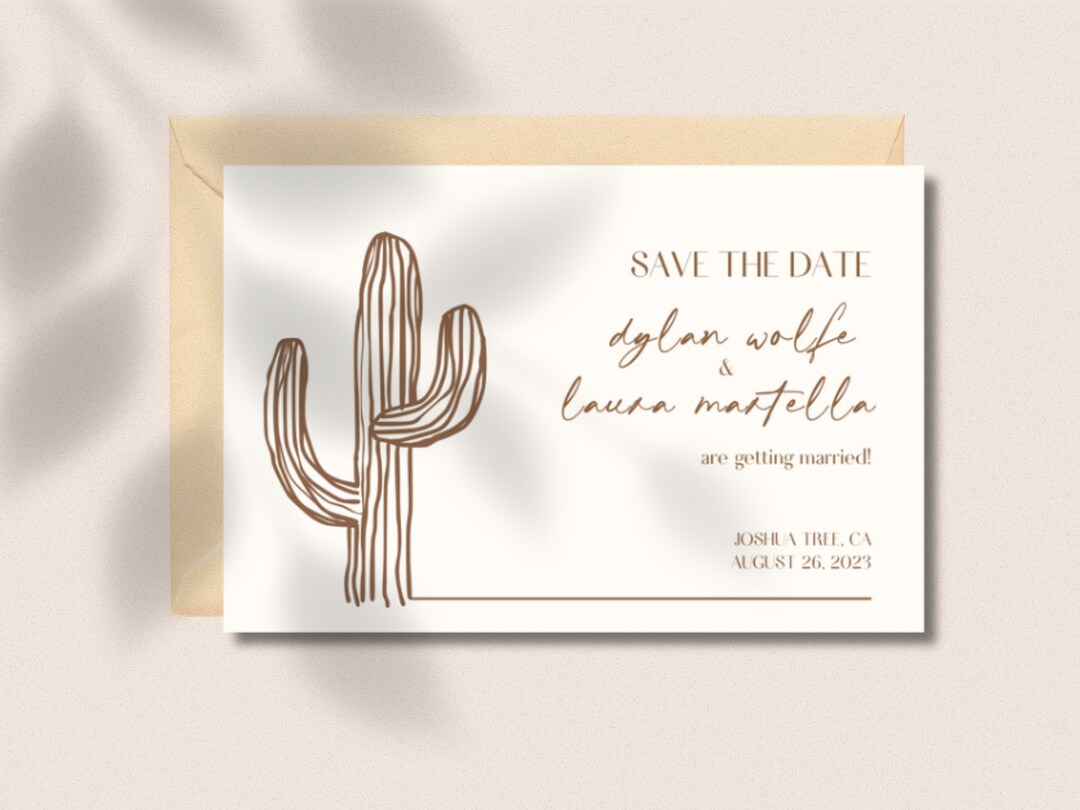 THE DYLAN Wedding Save the Date Dinner Party Save the Date Bridal ...