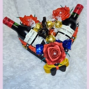 Beautiful Gift Basket, Handmade, With Eva Rubber, to Give as a Gift, on ...