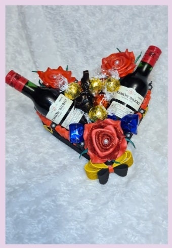 Beautiful Gift Basket, Handmade, With Eva Rubber, to Give as a Gift, on ...