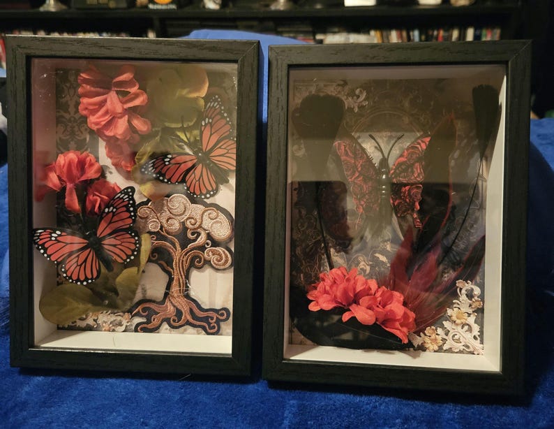 Shadowbox Gothic Collage Gothic Black 8x6x1.25 Frame - Etsy