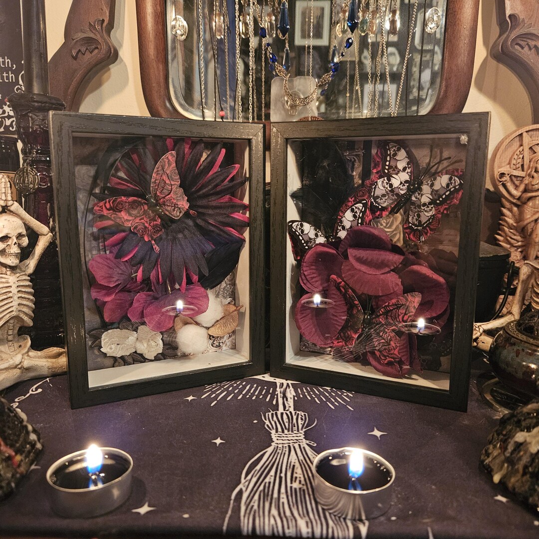 Shadowbox Gothic Collage Gothic Black 8x6x1.25 Frame - Etsy