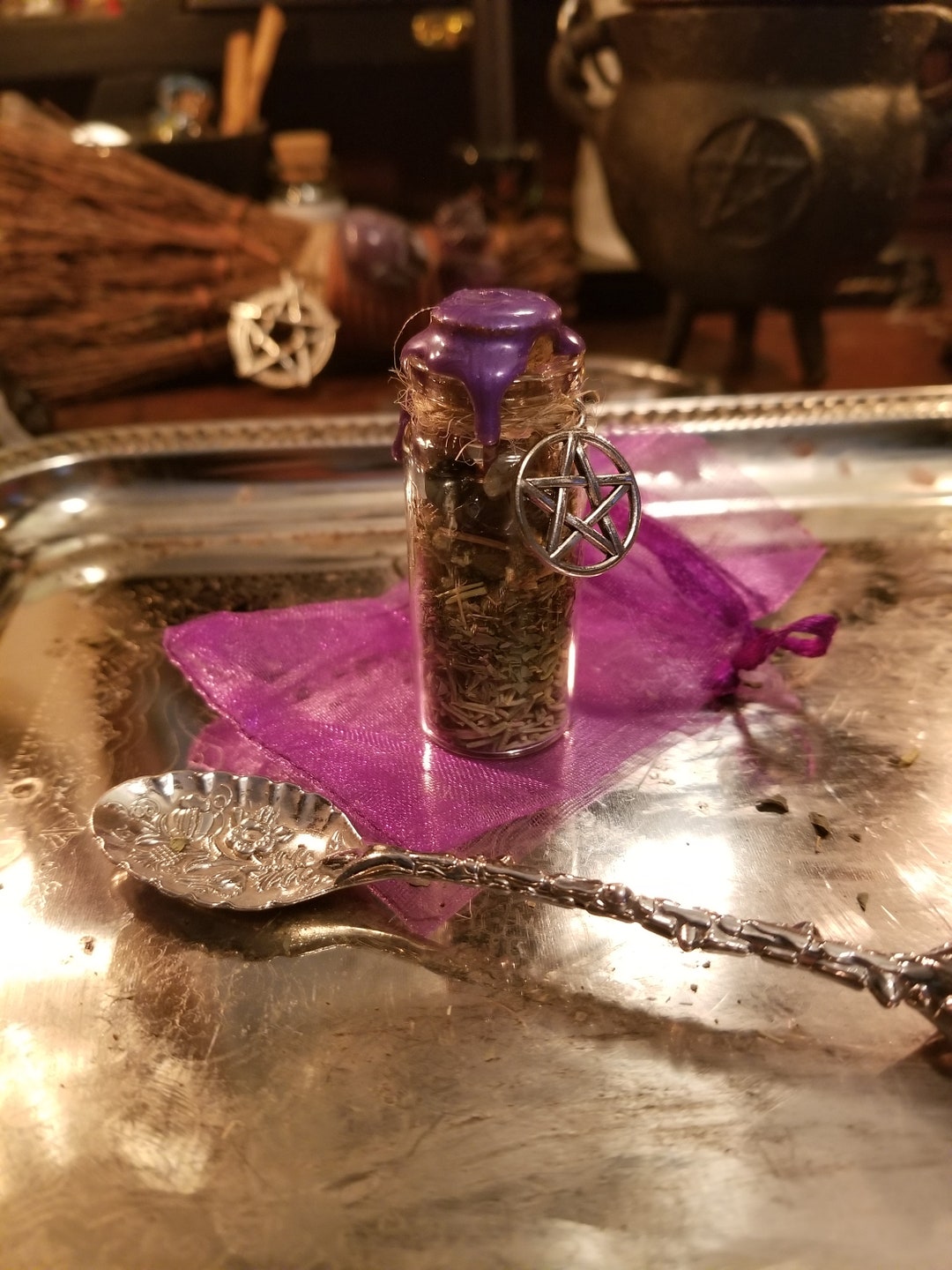 Intuition Spell Jar Witchcraft, Natural, Handmade - Etsy