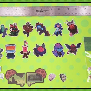 Objectified Comic Stickers [simple Collection] - Etsy