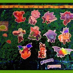 Objectified Comic Stickers fight or Flight Collection - Etsy