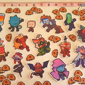 Objectified Comic Stickers simple Collection - Etsy