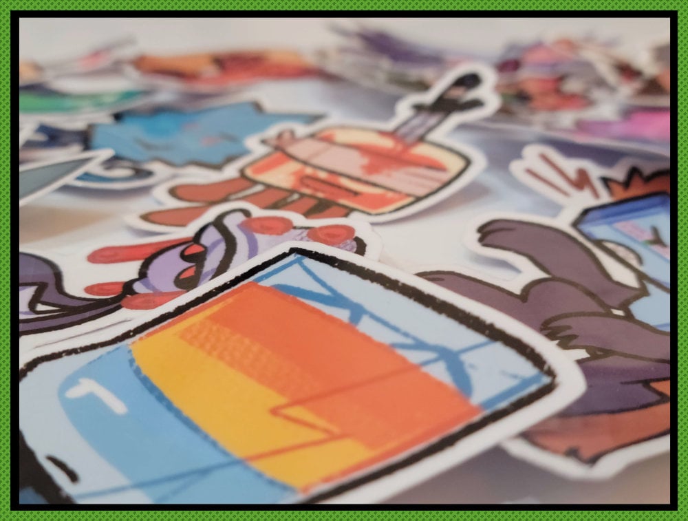 Objectified Comic Stickers simple Collection - Etsy UK