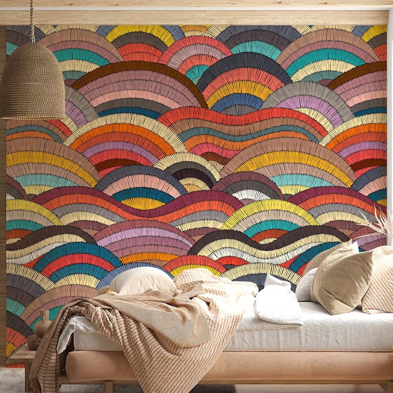 Wave Wallpaper - Etsy