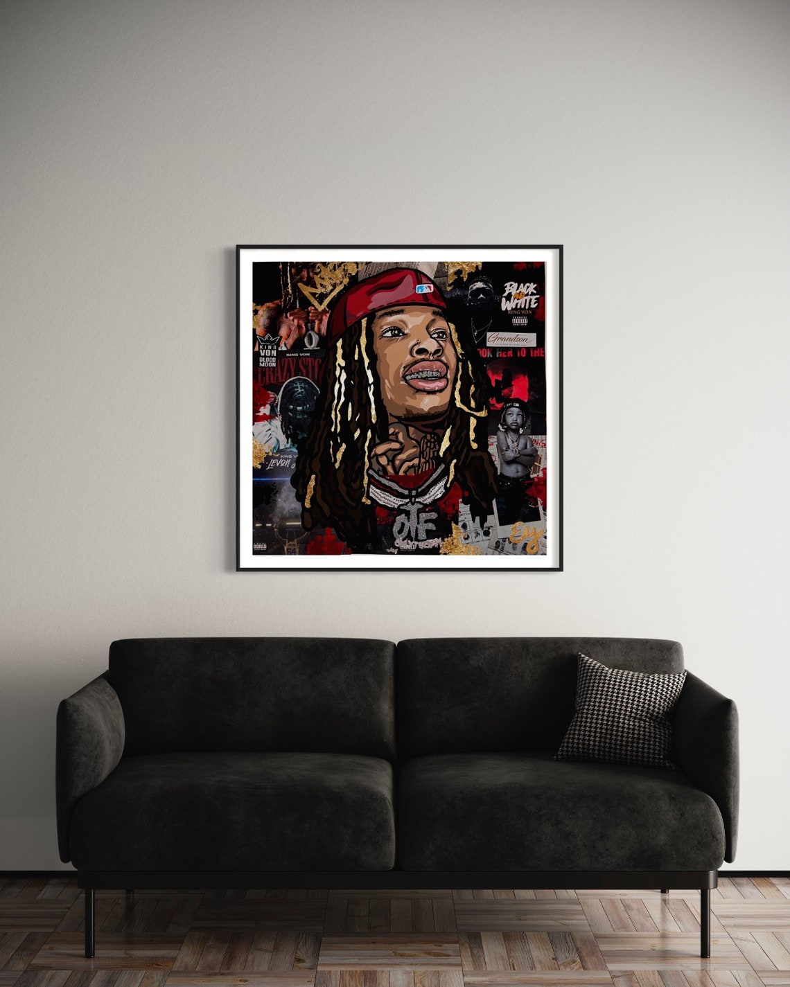 KING VON Albums Art Poster Print Physical Poster Ready to - Etsy