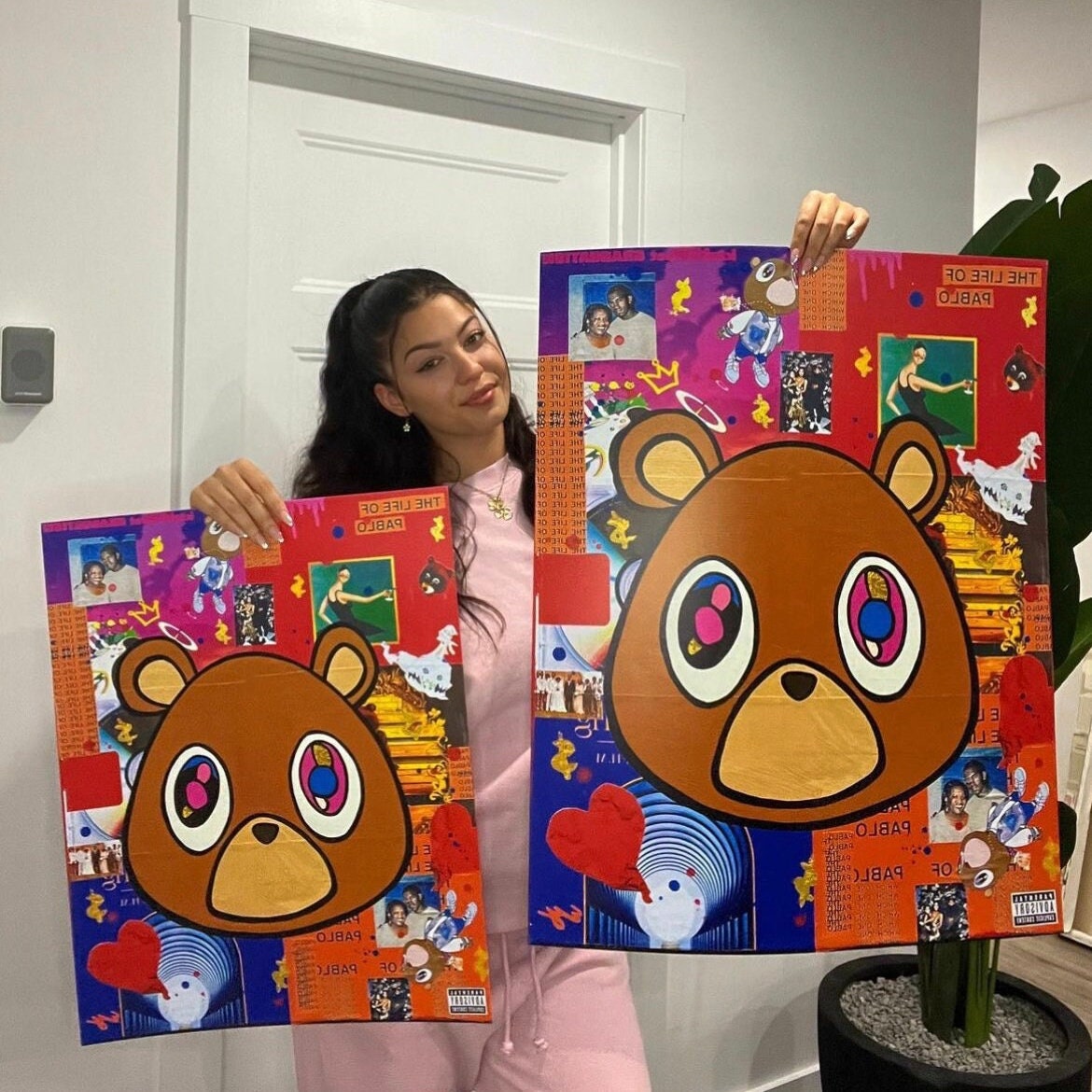 24x30 Inch Graduation Bear Poster Print Art - Etsy