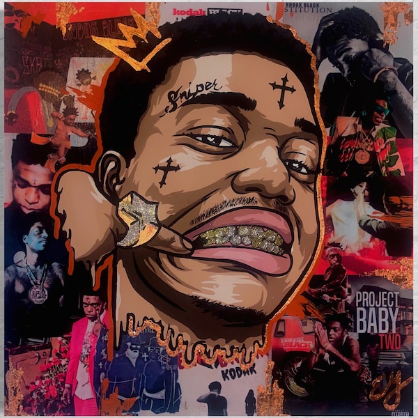 Kodak Black Art - Etsy