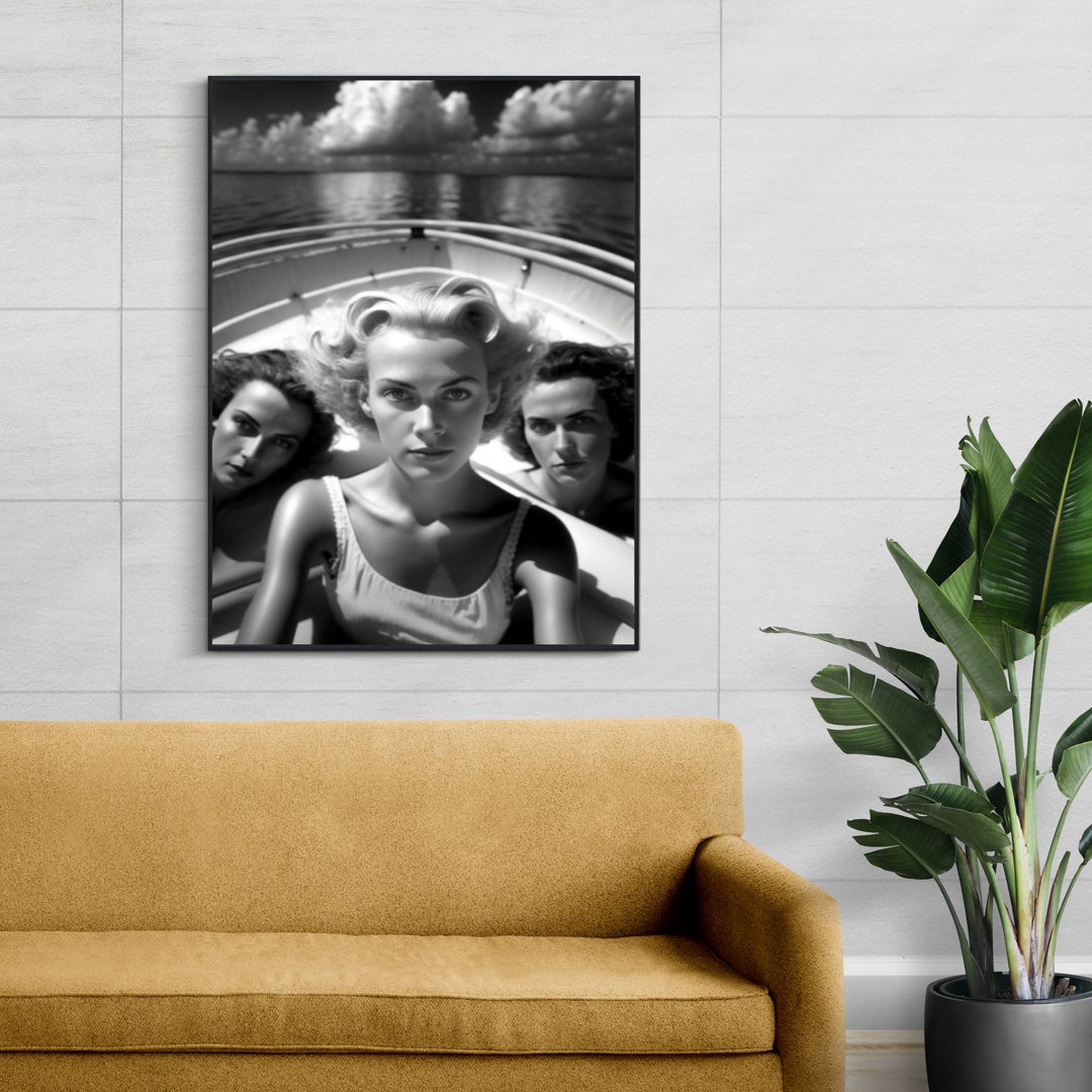 Glamorous Portrait in Hollywood Style - Digital Download - Printable ...