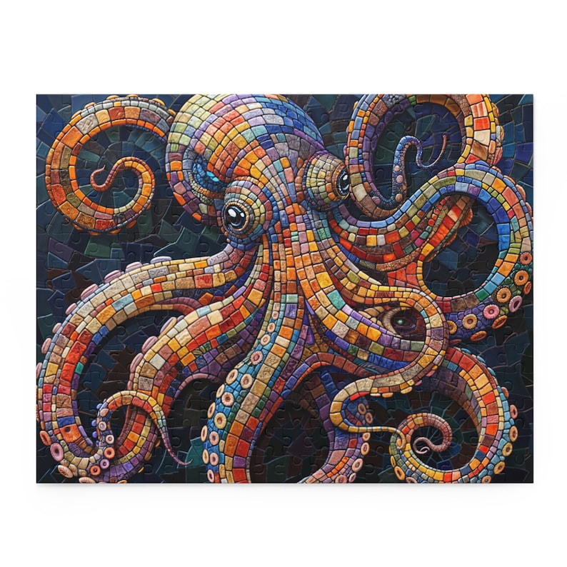 Octopus - Puzzle (120, 252, 500-piece) - Etsy
