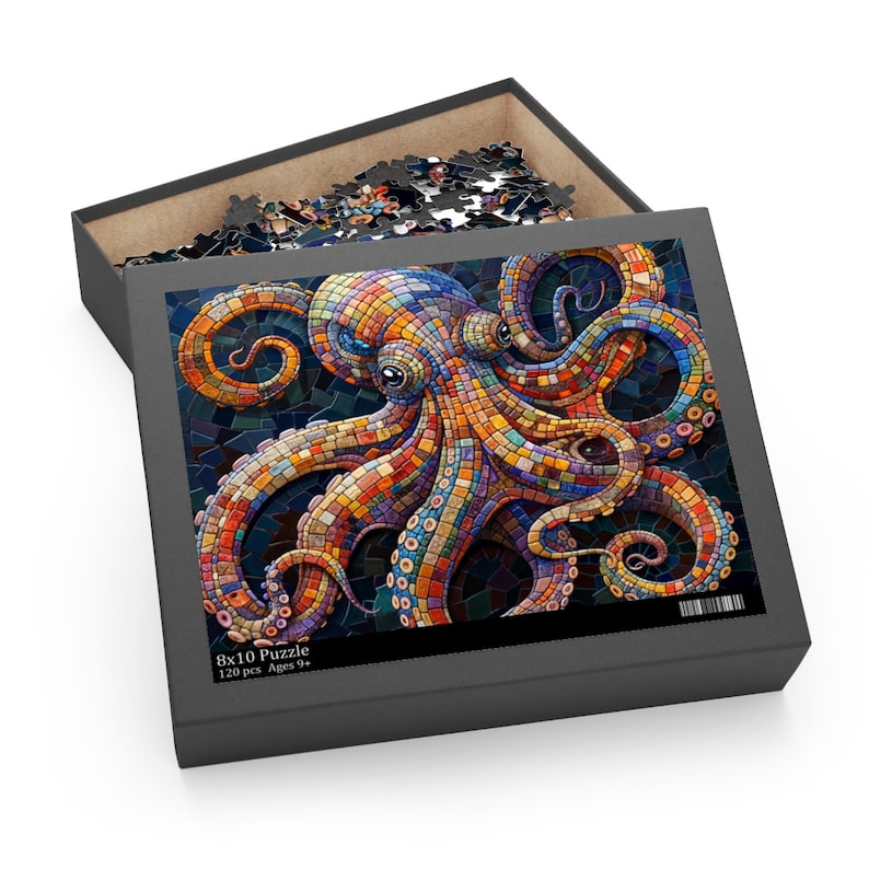 Octopus - Puzzle (120, 252, 500-piece) - Etsy