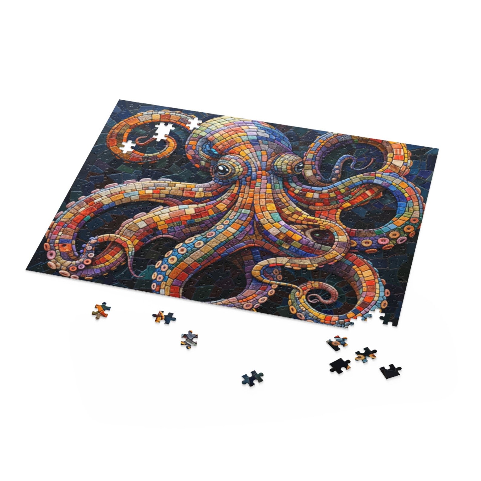 Octopus - Puzzle (120, 252, 500-piece) - Etsy