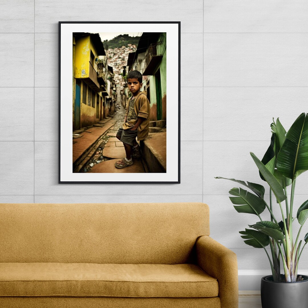 Favela Boy - Digital Download, Printable Wall Art, Wall Decor, Print ...