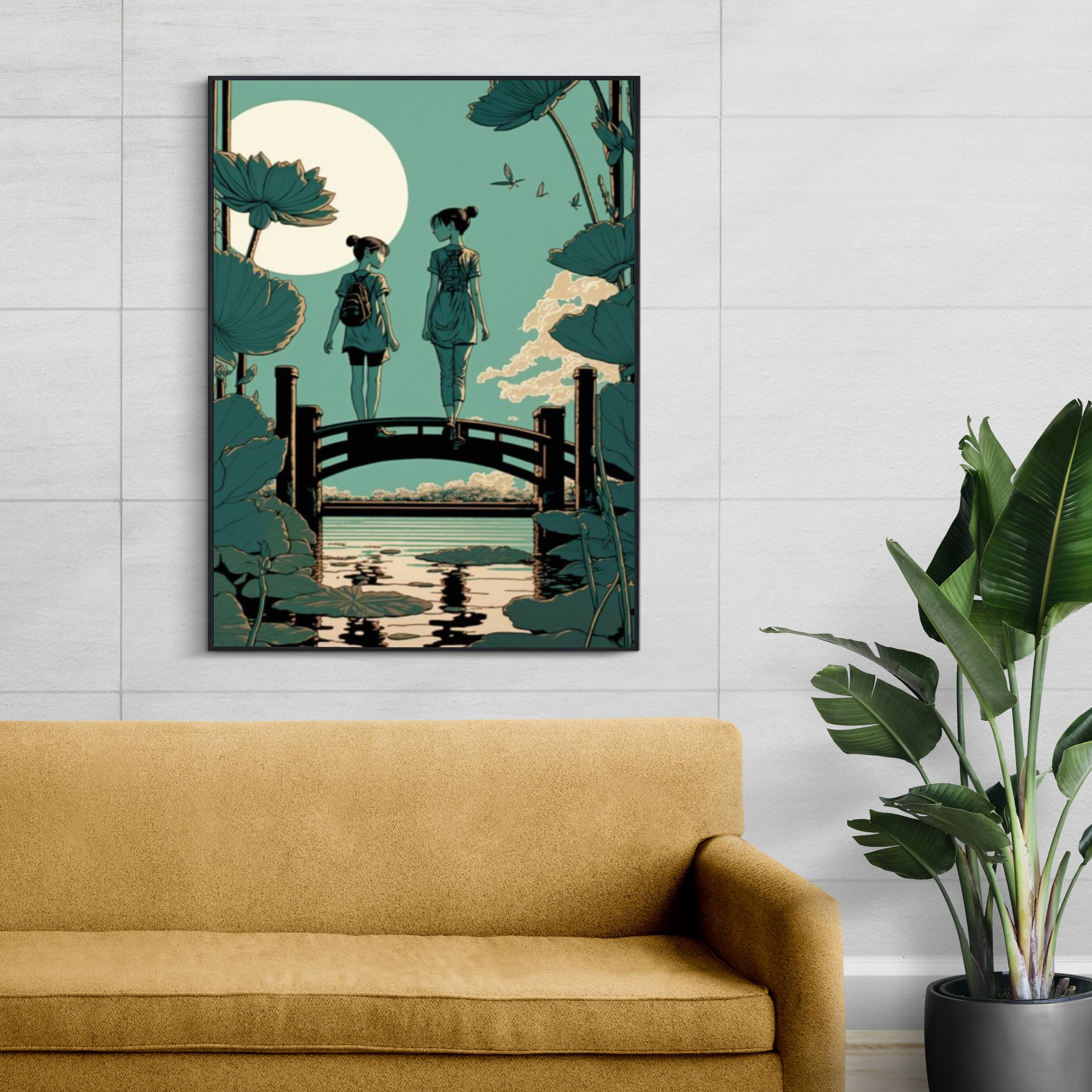Japanese Anime Art - Digital Download, Printable Wall Art, Wall Decor ...