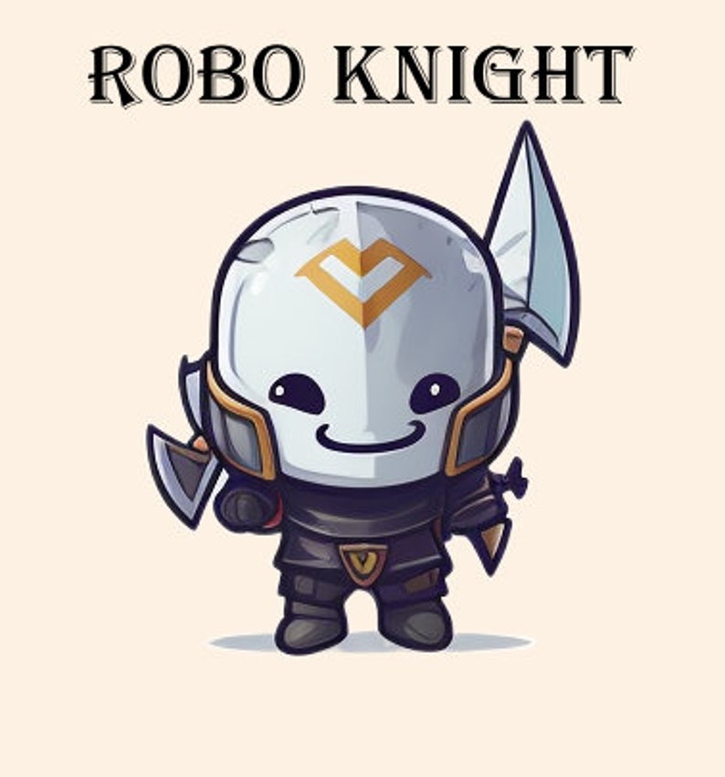 12 Chibi Knight Emotes for Discord, Twitch and More! - Etsy