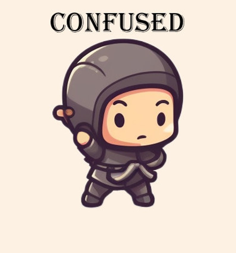 9 Chibi Ninja Emotes for Discord, Twitch and More! - Etsy