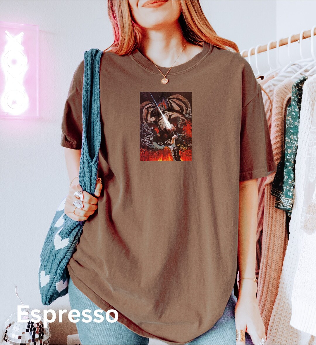 LOTR Gandalf Vs Balrog Comfort Colors Shirt, Lord of the Rings Shirt ...