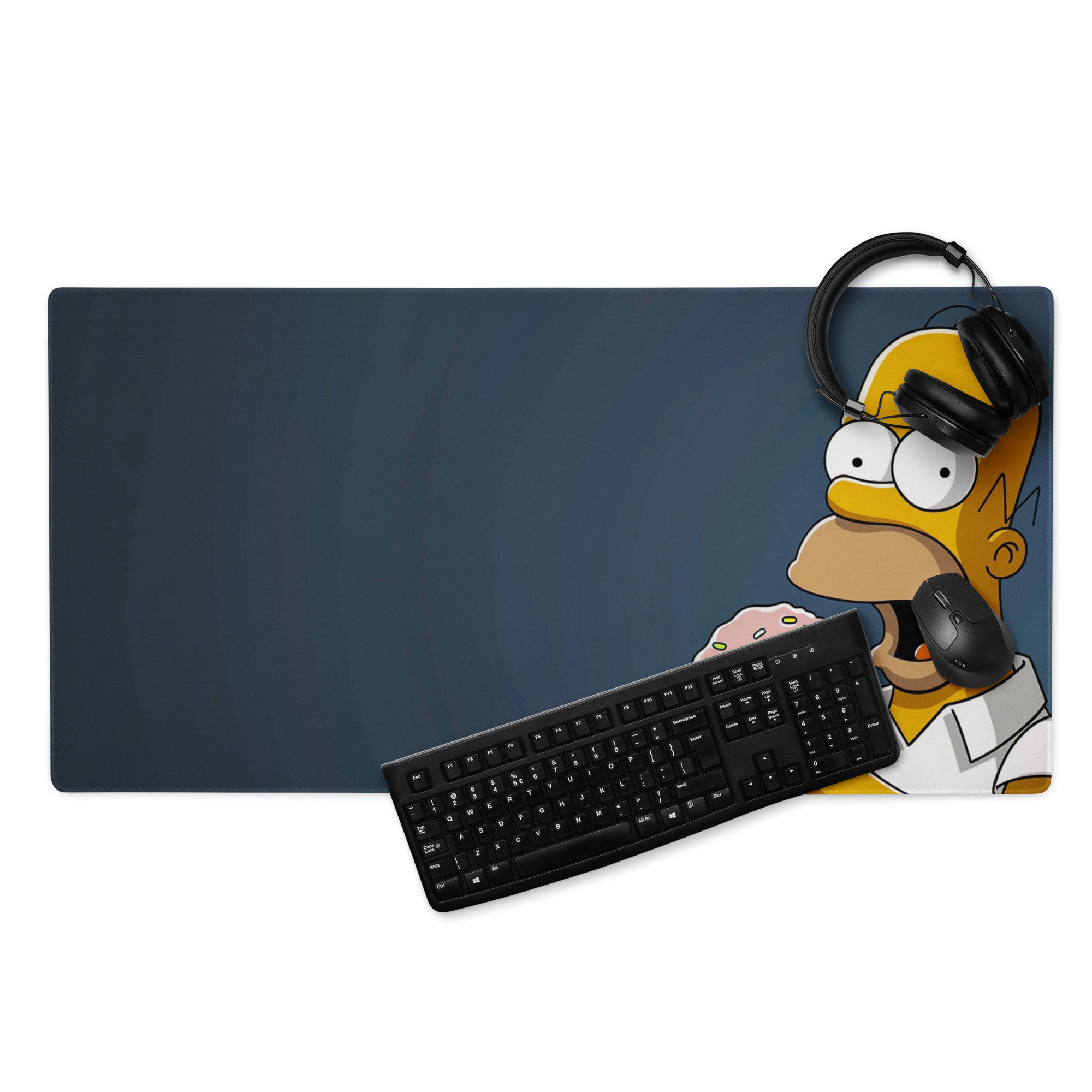 Homer Simpson Gaming Mouse Pad, XL Aesthetic Mouse Pad, Cute Office ...