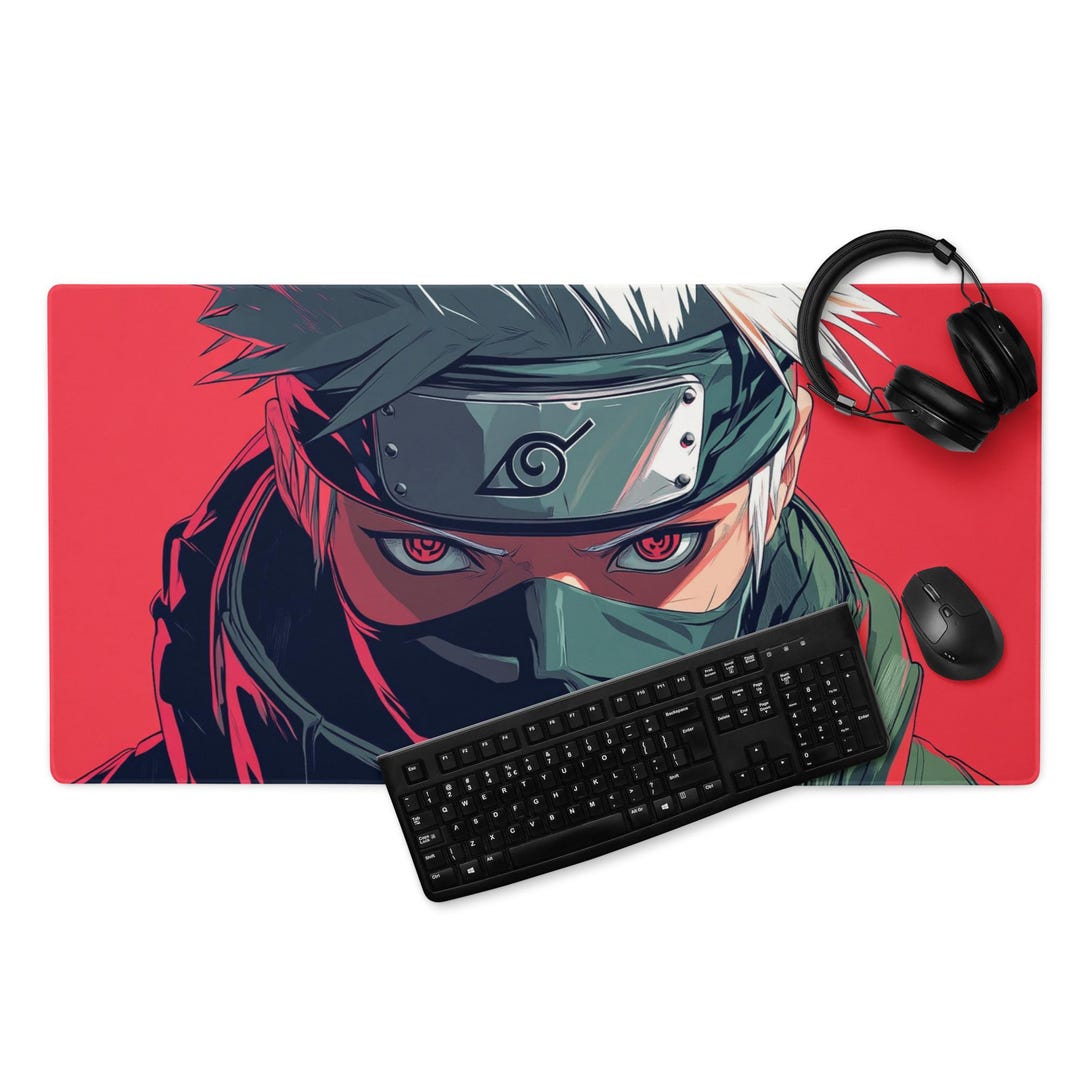 Kakashi Hatake Gaming Mouse Pad, XL Aesthetic Mouse Pad, Cute Office ...