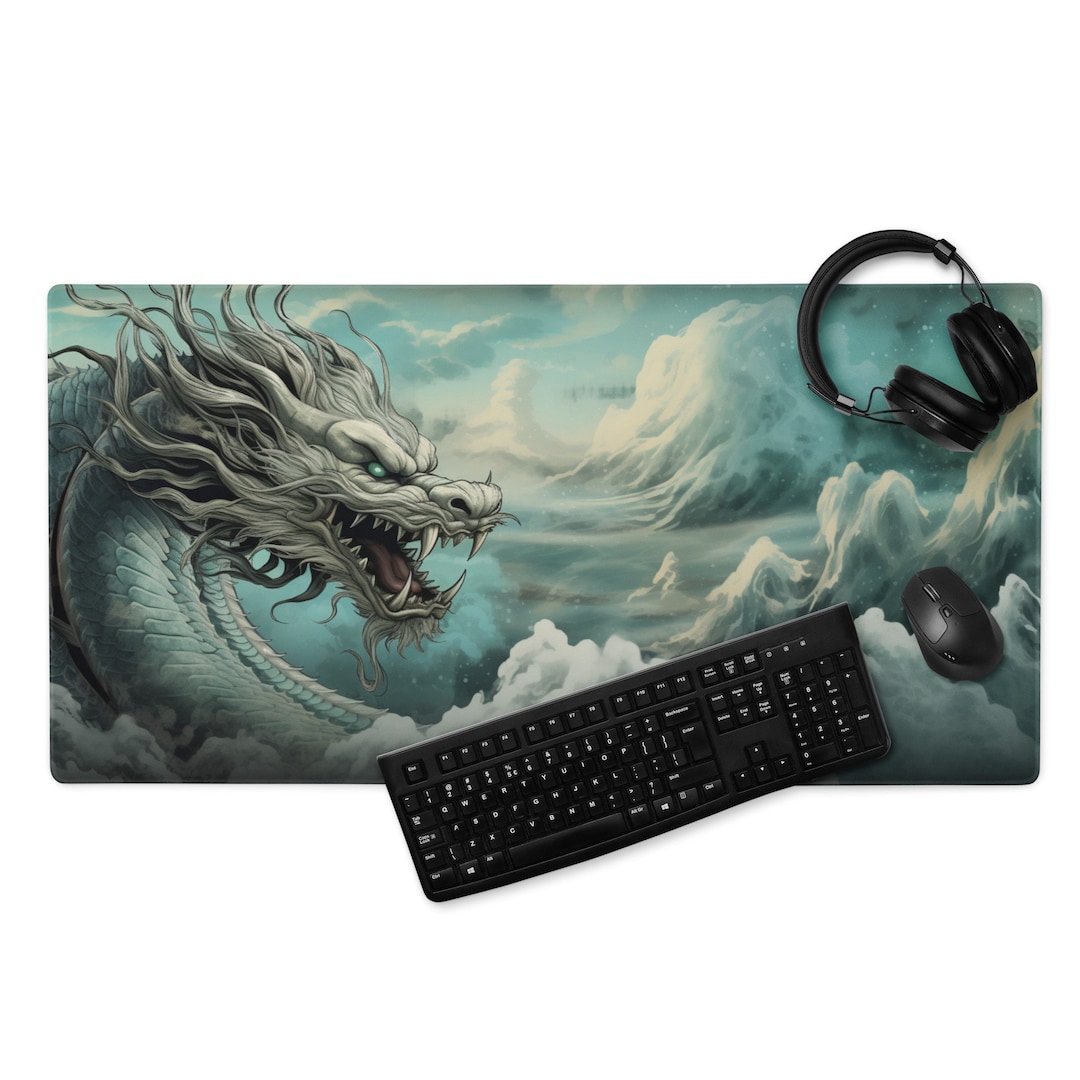 Dragon Gaming Mouse Pad XL Aesthetic Mouse Pad Cute Office - Etsy