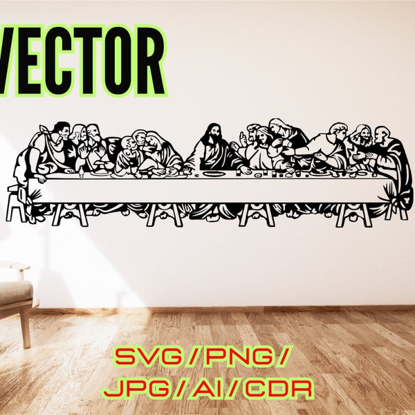Last Supper Laser Cut - Etsy