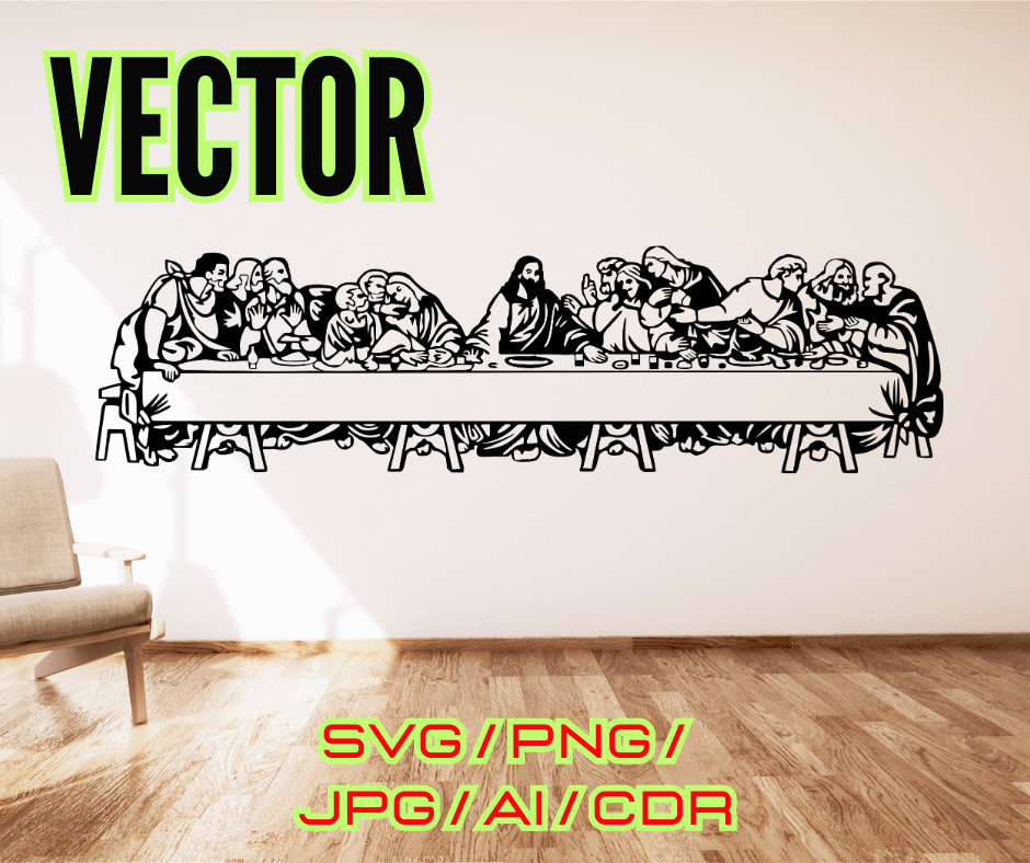 Last Supper Vector - Etsy