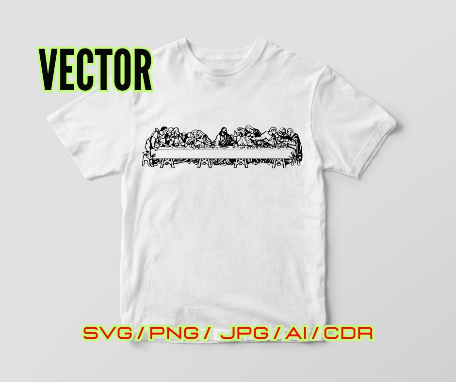 Last Supper Vector - Etsy
