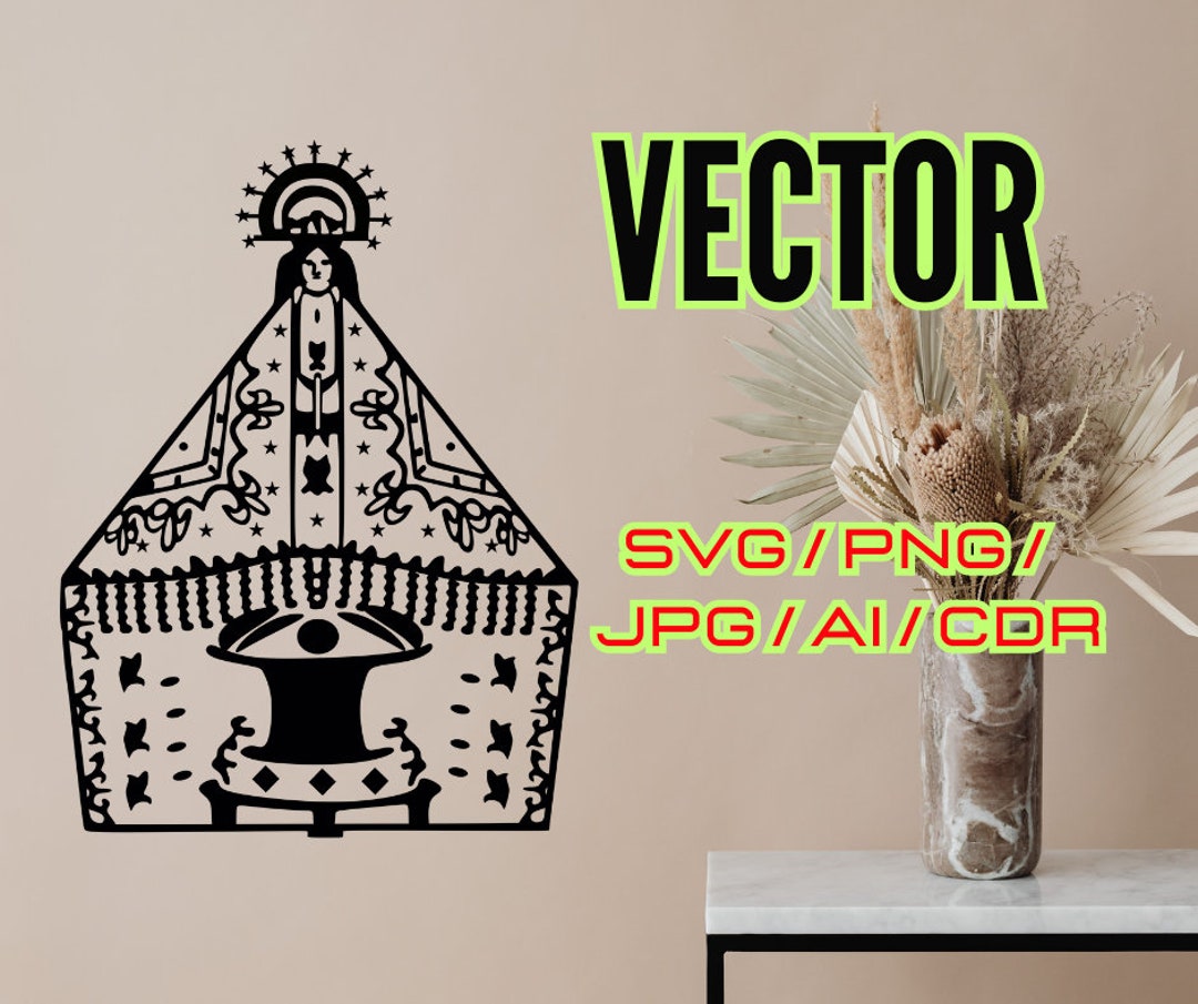 Virgin of Juquila SVG - Etsy