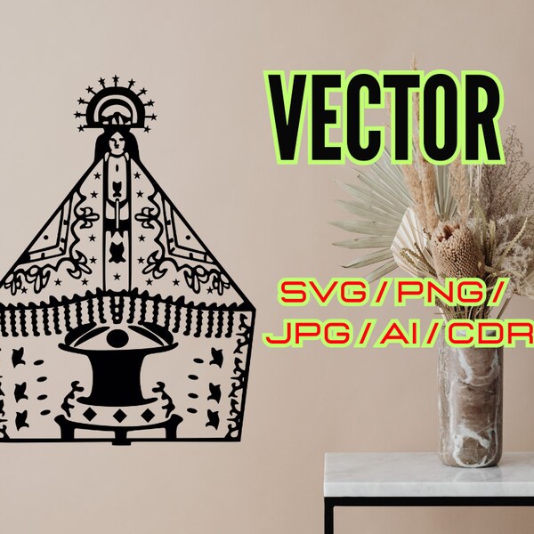 Virgen de juquila png - Etsy México