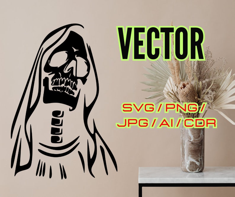 Holy Death Svg - Etsy