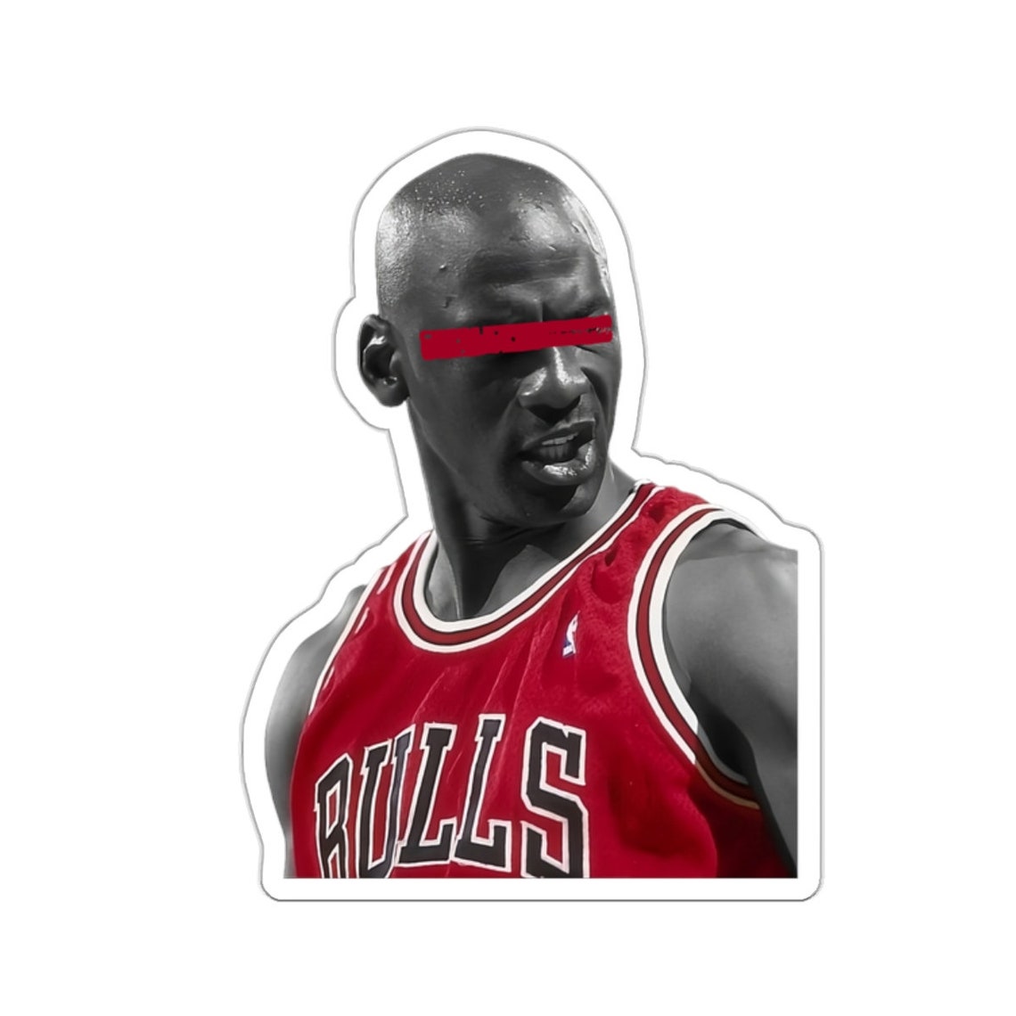 Michael Jordan Chicago Bulls Basketball Sticker, NBA Sticker, Sports ...