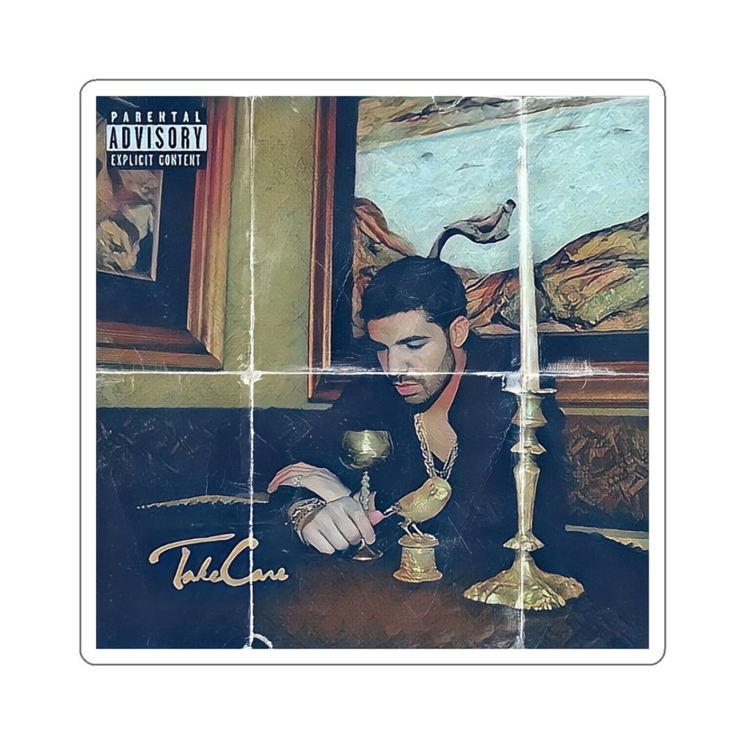 Drake Take Care Album Cover Sticker, Music Lover Gift, Laptop Decal ...
