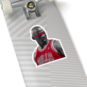 Michael Jordan Chicago Bulls Basketball Sticker, NBA Sticker, Sports ...