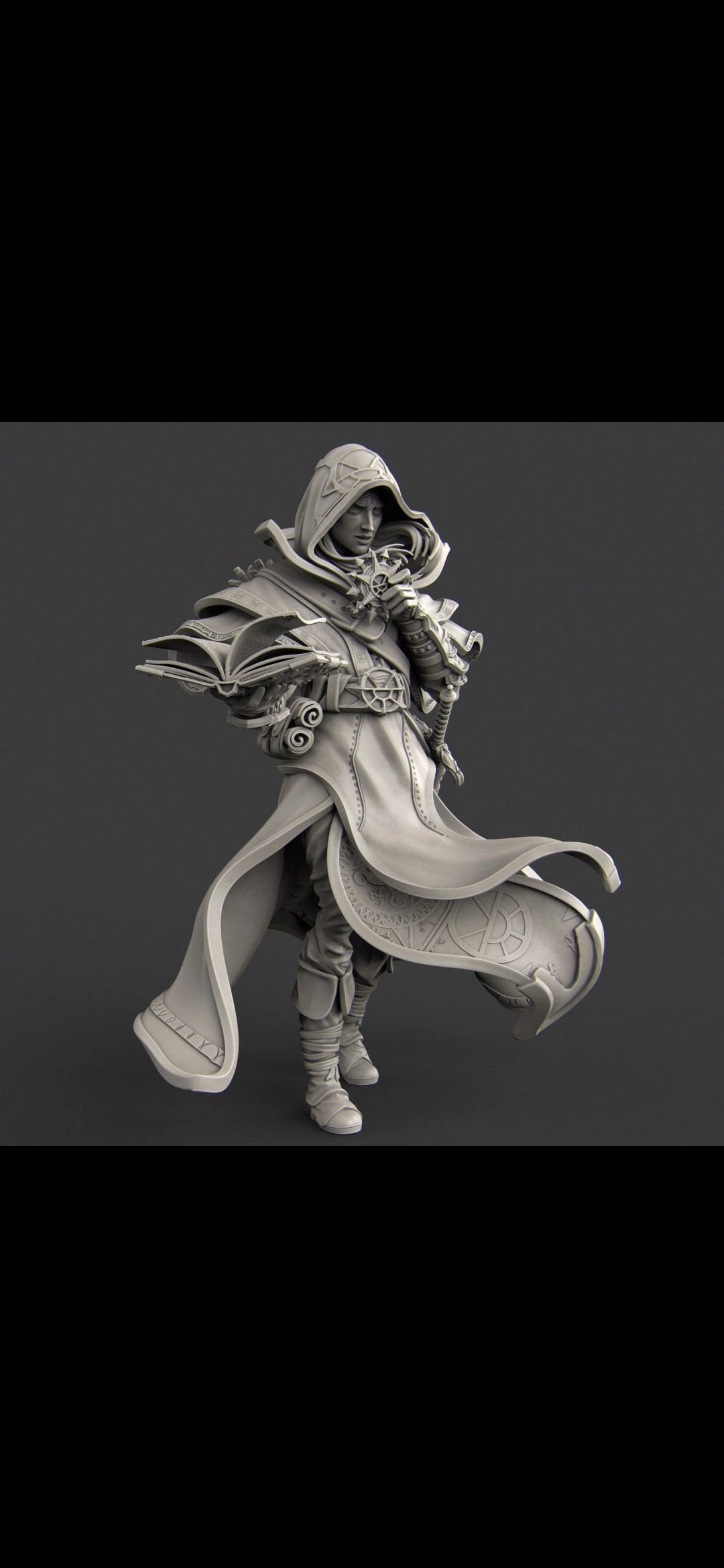 Elf Priest Nerikson Design 3D Printing File Fantasy World - Etsy
