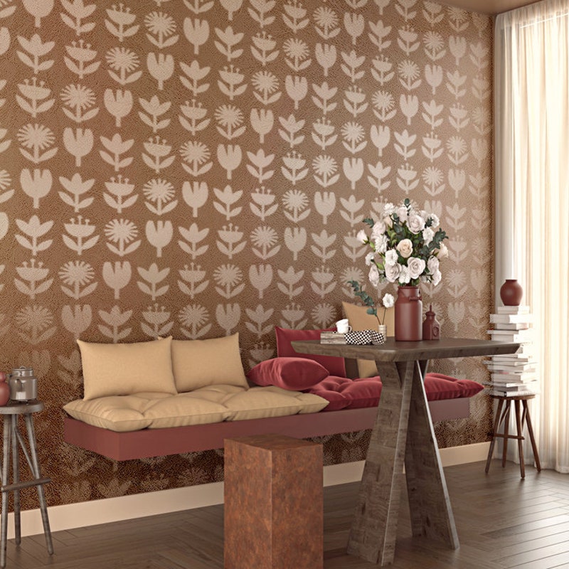 Wallpaper Stencils - Etsy