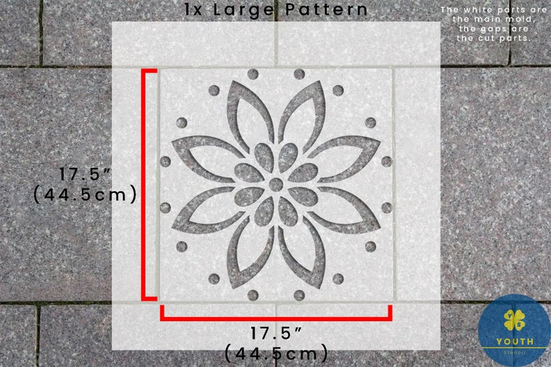 Heros Tile Stencil-diy Tile for Walls and Floors-easy and Quick Tile ...