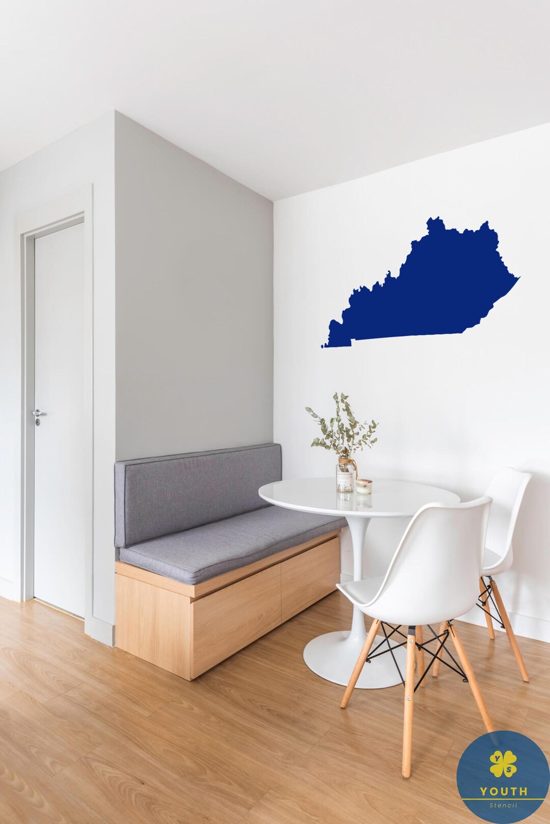 Kentucky Stencil Instead of Decal - Kentucky Outline Stencil for Walls ...