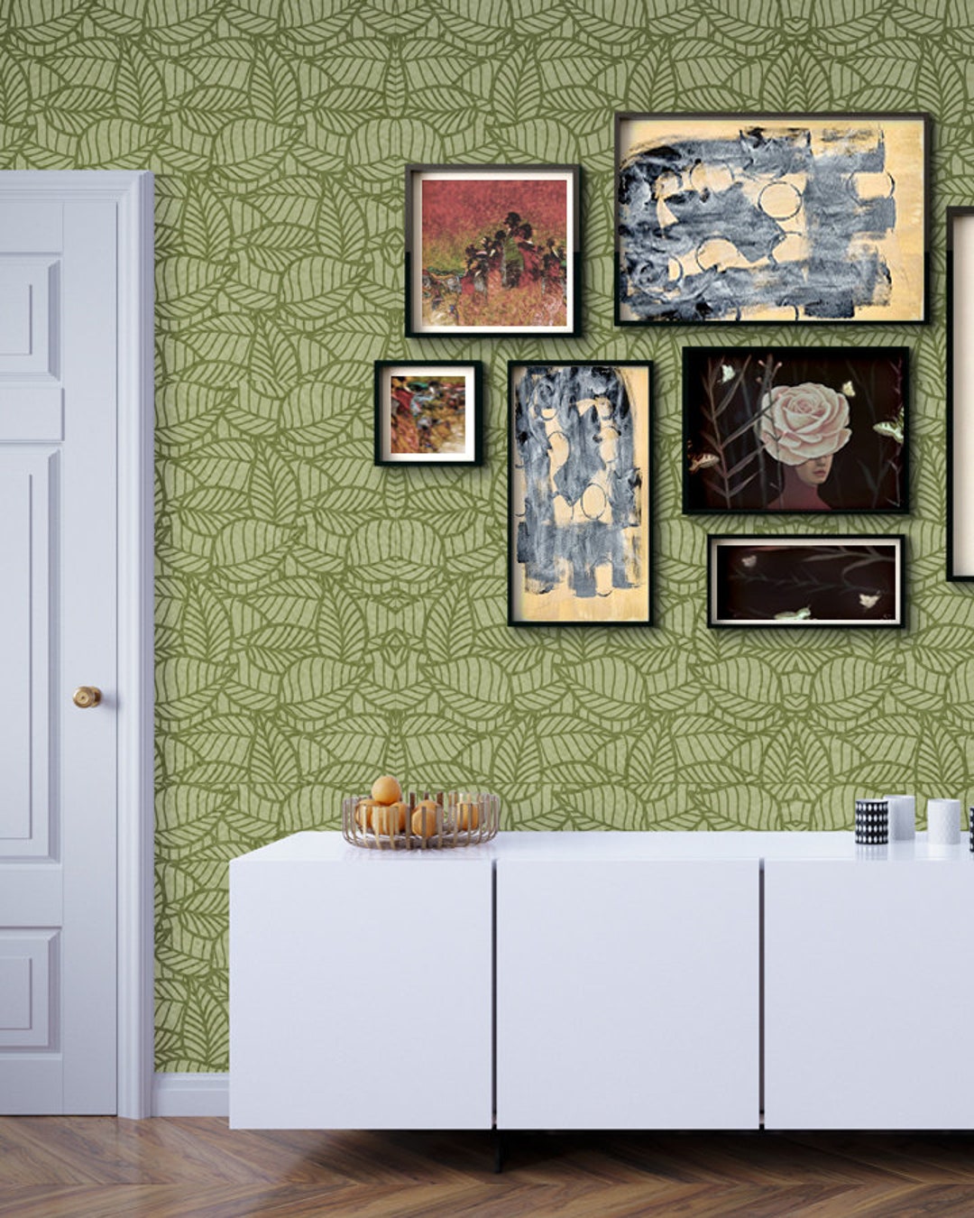 Phyllis Wall Art Stencil - Better Than Wallpaper - Classic Large ...