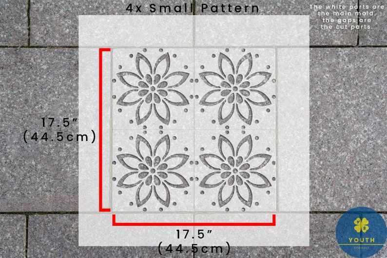 Heros Tile Stencil-diy Tile for Walls and Floors-easy and Quick Tile ...