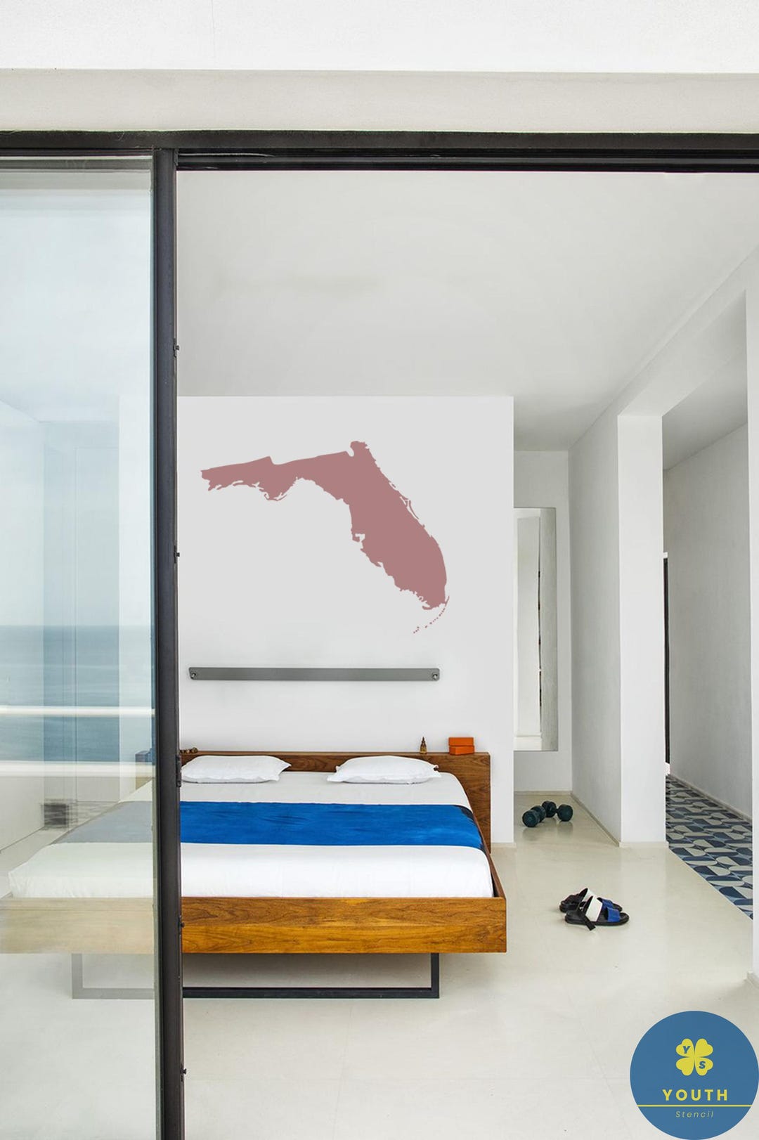 Florida State Stencil for DIY Decor-florida Outline Stencil for Walls ...