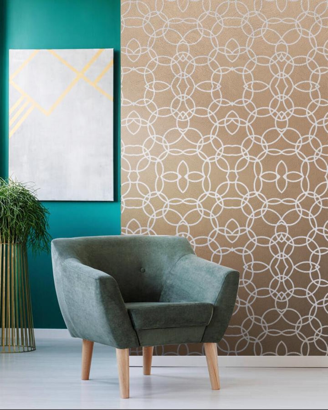 Rheie Wall Art Stencil-european Wall Mural Painting-large Reusable Wall ...
