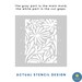Conan Wall Art Stencil - Better Than Wallpaper - Bohemian Wall Art ...